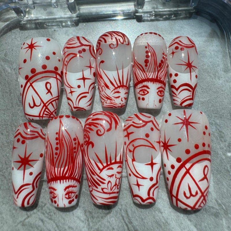 Celestial Nails - Etsy