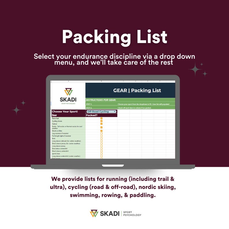 Ultimate Race Day Spreadsheet Planner for Endurance Athletes - Etsy