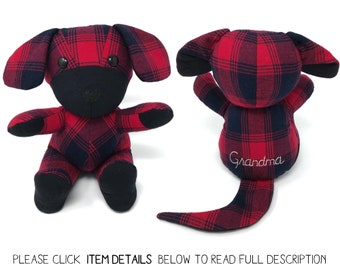 Keepsake Memory Puppy Dog Stuffed Animal Made From Your Baby - Etsy