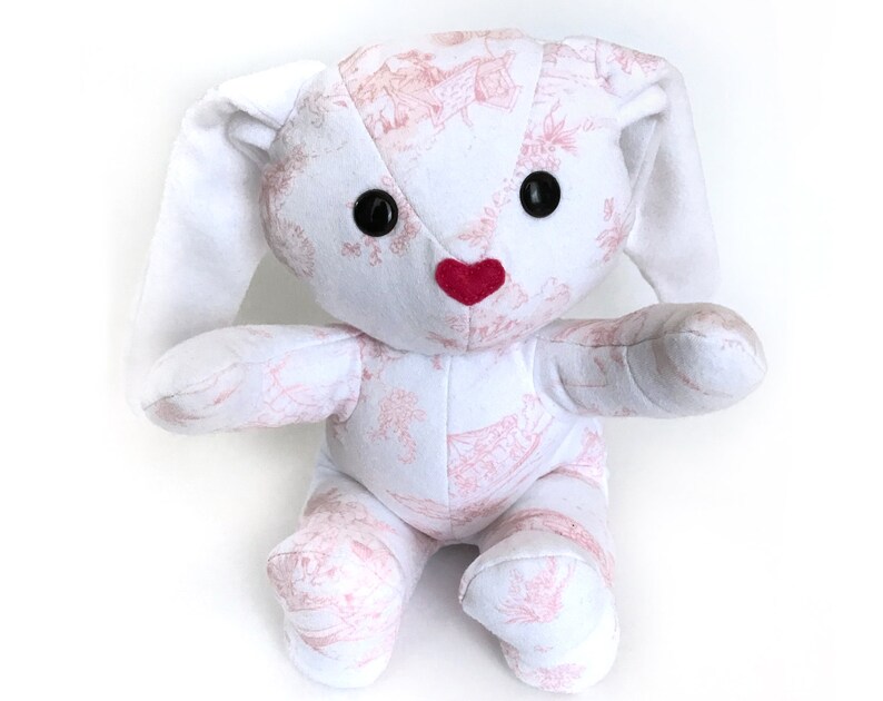 Keepsake Memory Bunny Rabbit LARGE: upcycled from your own | Etsy