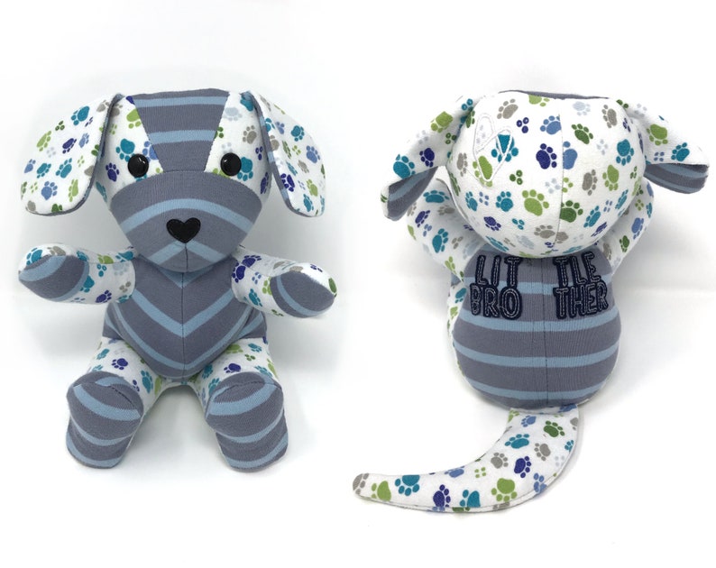Keepsake Memory Puppy Dog Stuffed Animal Made From Your Baby | Etsy