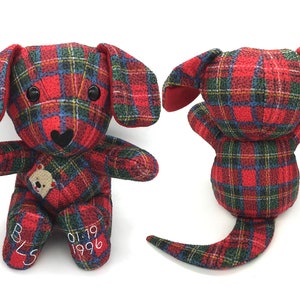 Keepsake Memory Puppy Dog Stuffed Animal Made From Your Baby - Etsy