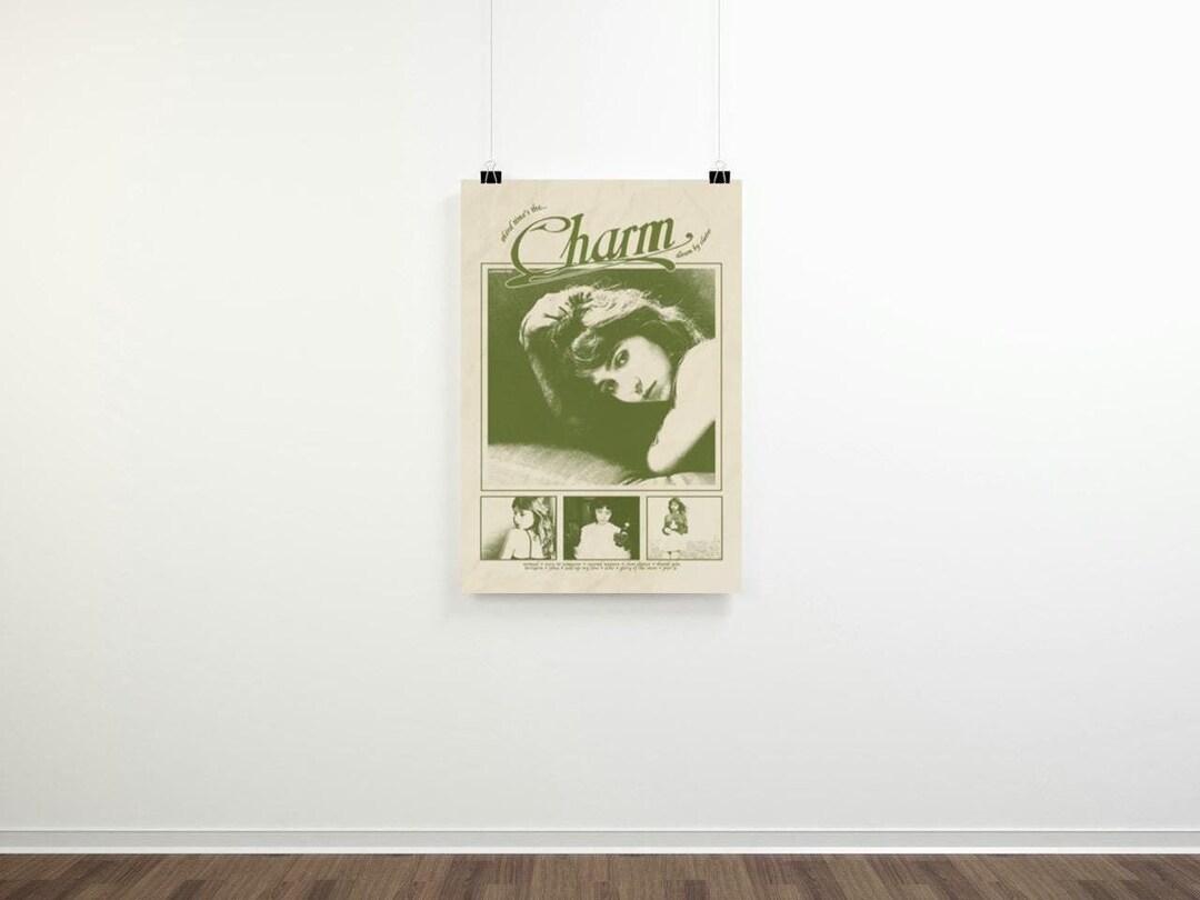 Clairo Charm Album Cover Tracklist Poster // 11 X 17 In, Music Poster ...