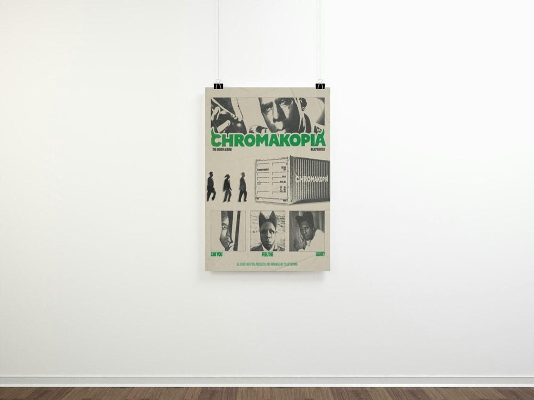 Tyler, the Creator "chromakopia" Album Poster // 8.5 X 11 In., Music ...