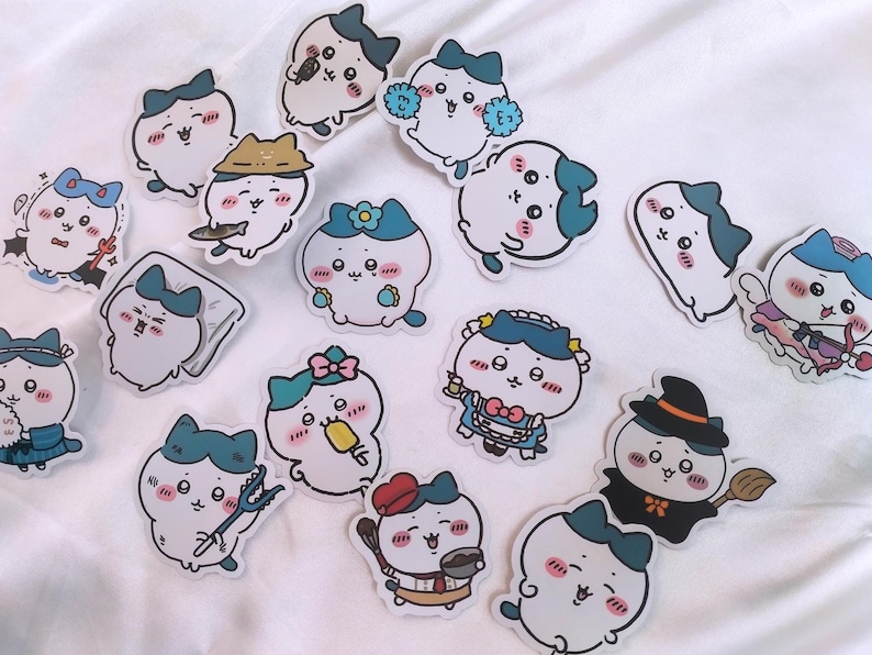 60 Chiikawa Stickers-japanese Anime Stickers-pvc Sticker-waterproof and ...