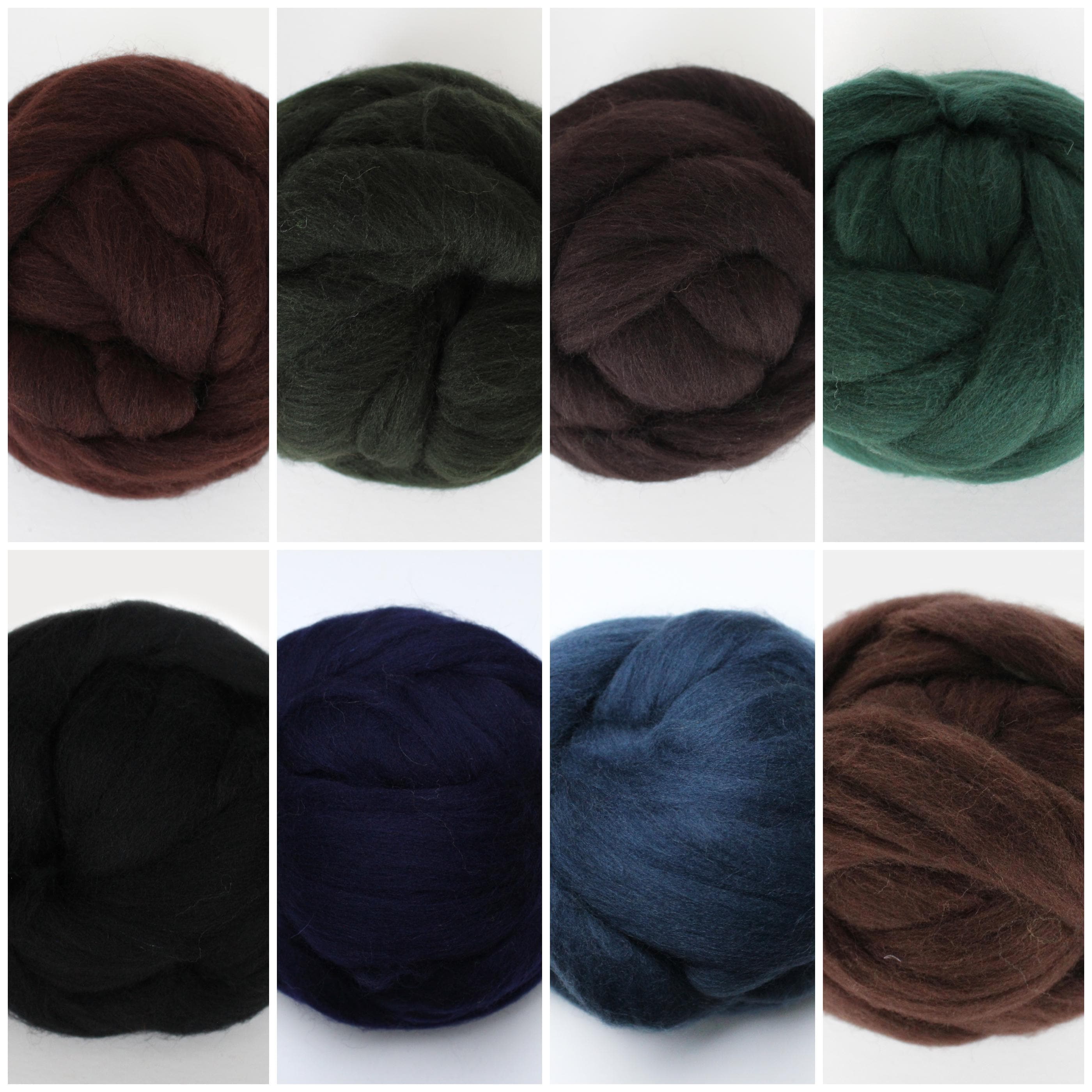 110 Colors Stock 100% Merino Wool Roving/felting Tops/spinning Tops ...