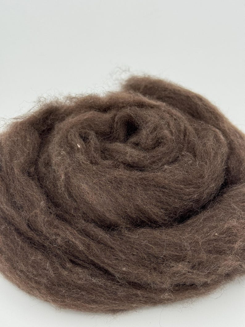 Pure Yak Down Roving/combed Tops/spinning/carding/natural Brown ...