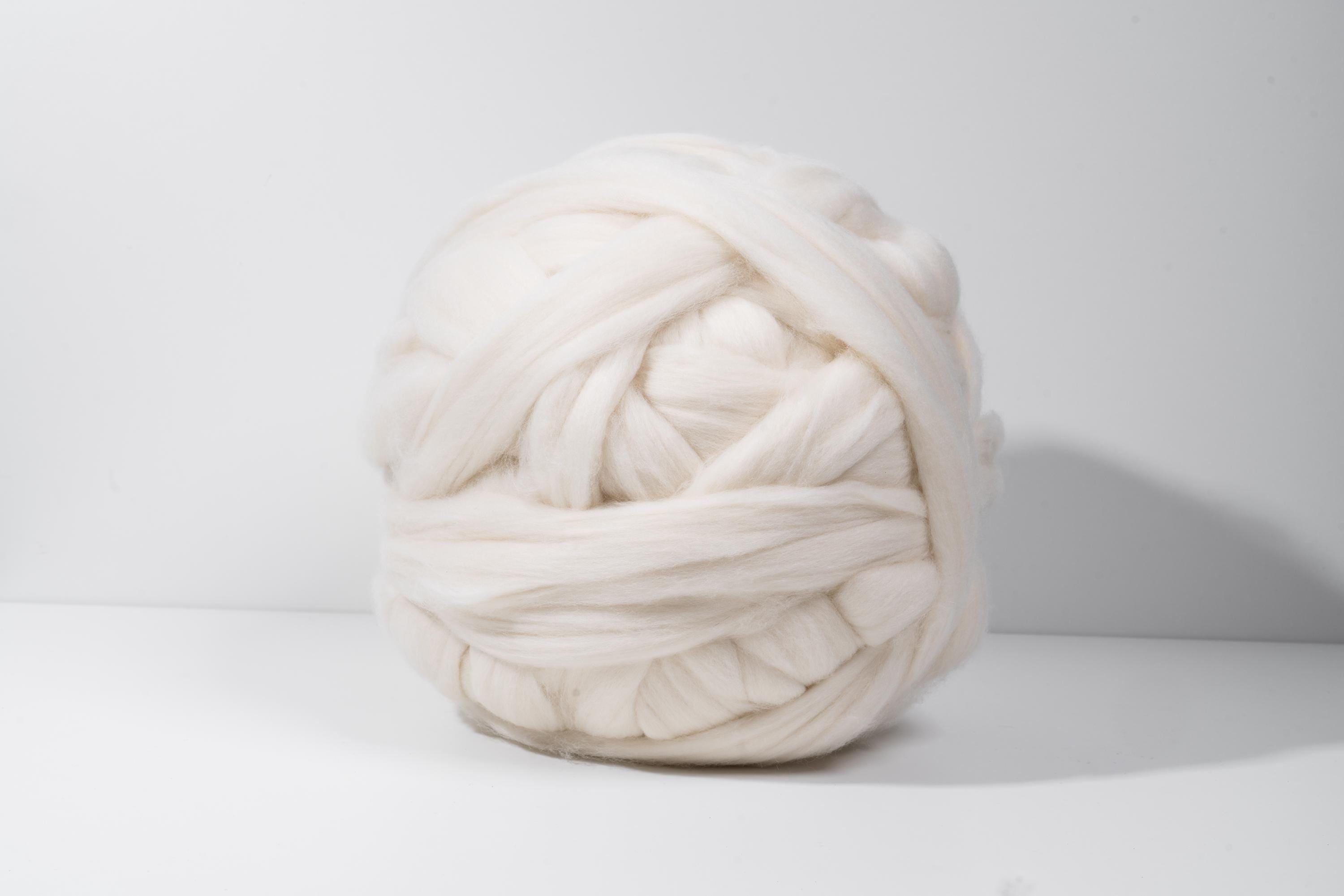 Natural White 100% Merino Wool Roving/tops/needle Felting/spinning ...