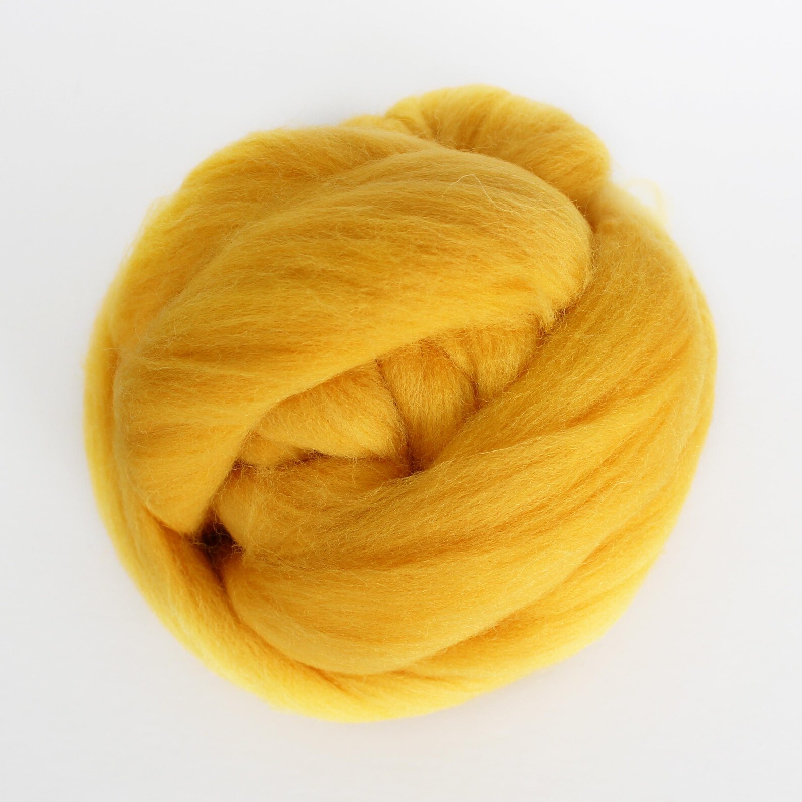 Yellow Merino Wool Roving, Felting & Spinning Fiber - Etsy