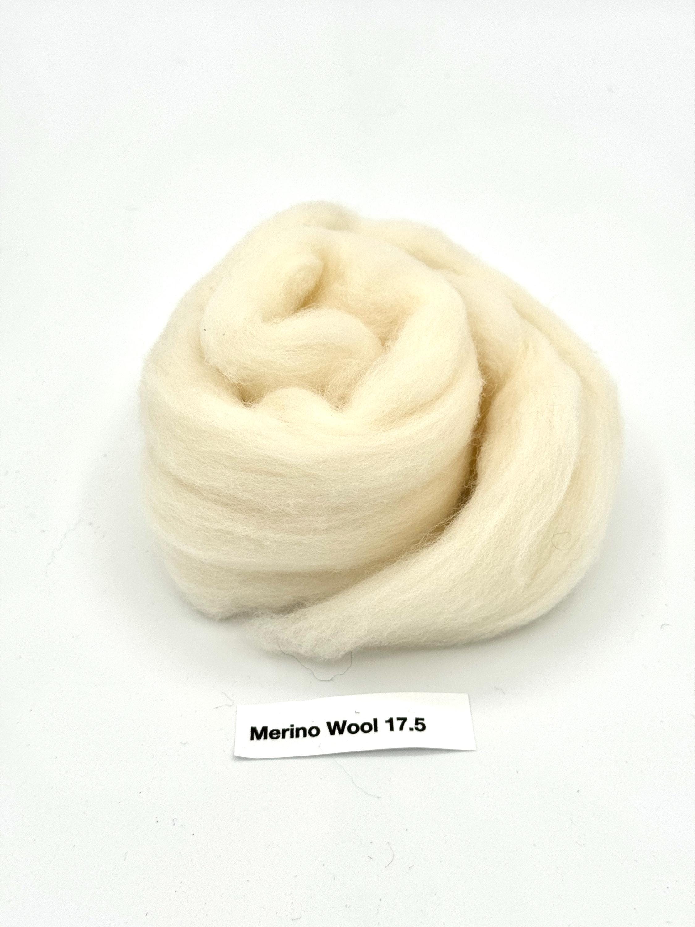 White Merino Wool Roving/natural Color/for Felting and Spinning Fibers ...