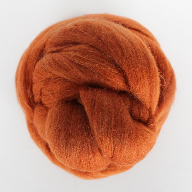 100% Merino Wool Roving/felting Tops/spinning Tops/brown Series/ 9 ...