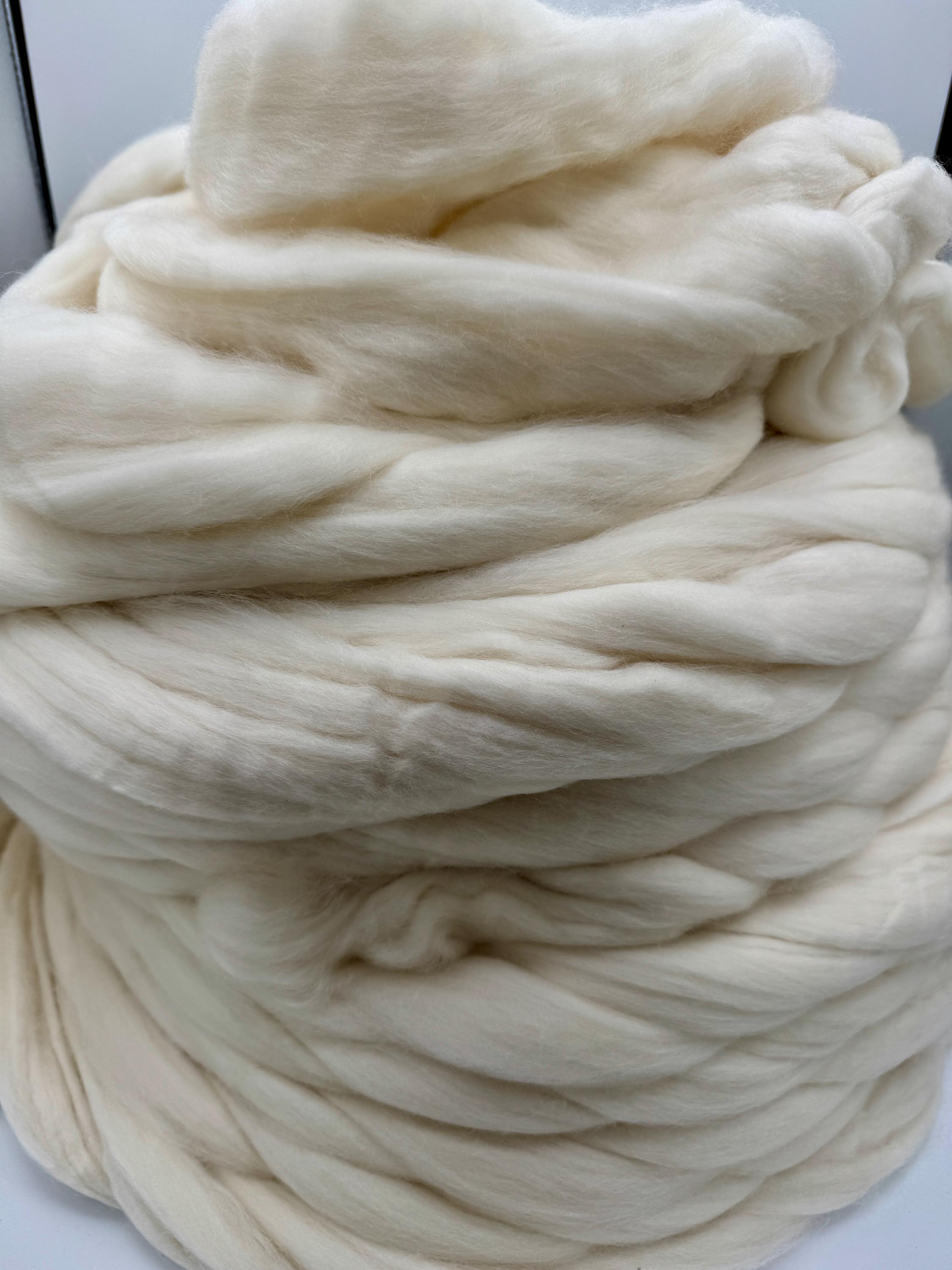 Wholesale Merino Wool Roving – 19.5 Micron, Undyed White Fiber - Etsy