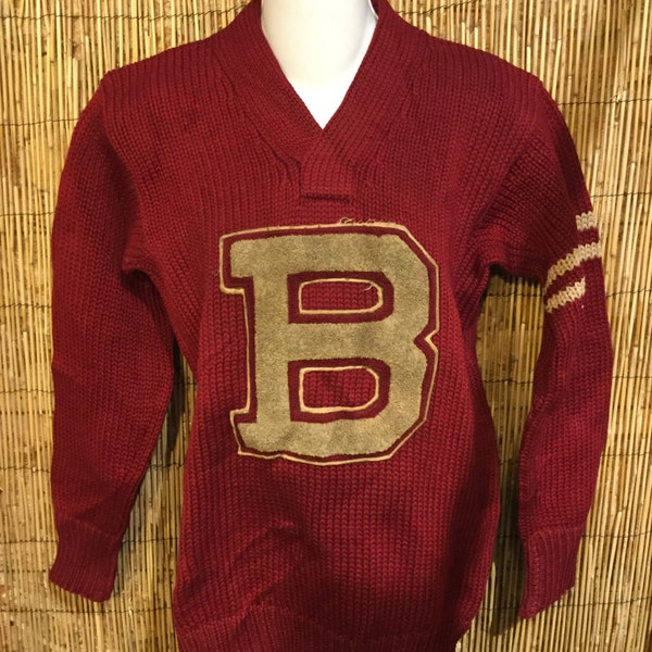 Letterman Sweater - Etsy