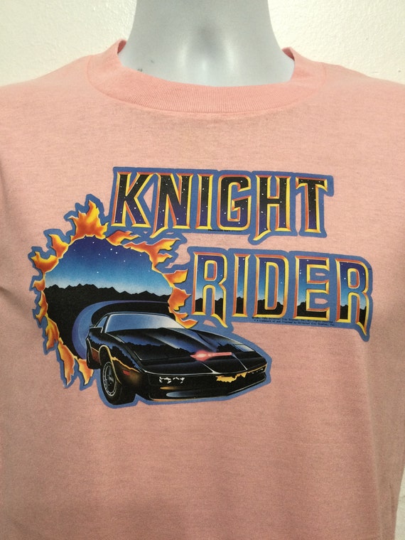 Vintage 1980s original "Knight Rider" decal tee. Size… - Gem