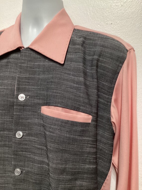 HR028 1950's vintage reproduction two tone fleck Shir… - Gem