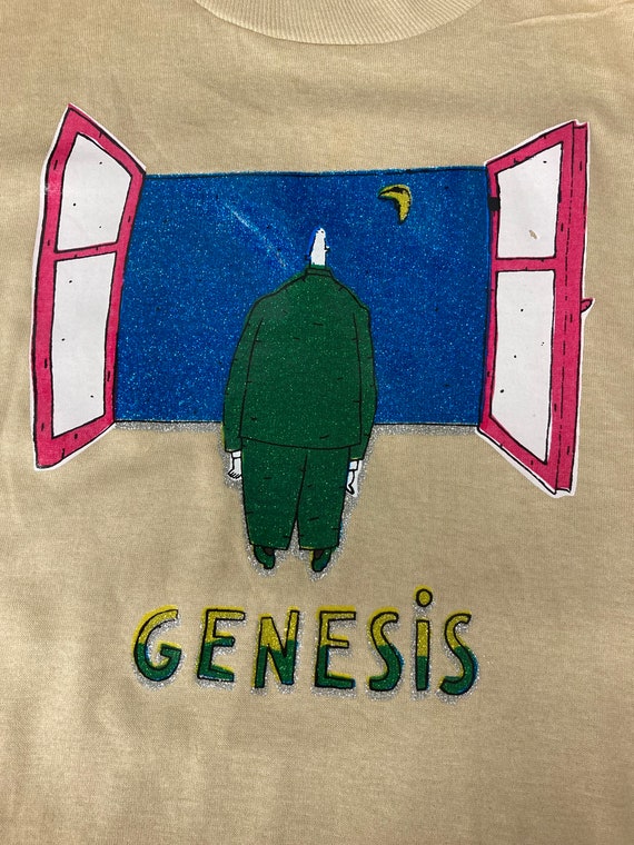 Vintage 1980’s original art Genesis band tee Small E10 - Gem