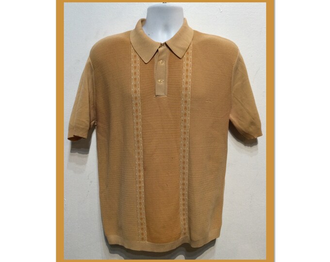 Vintage 1960s/70s Banlon Knit Shirt. - Etsy