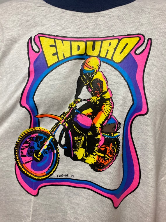 Vintage 1973 original “Enduro” biker motocross decal … - Gem