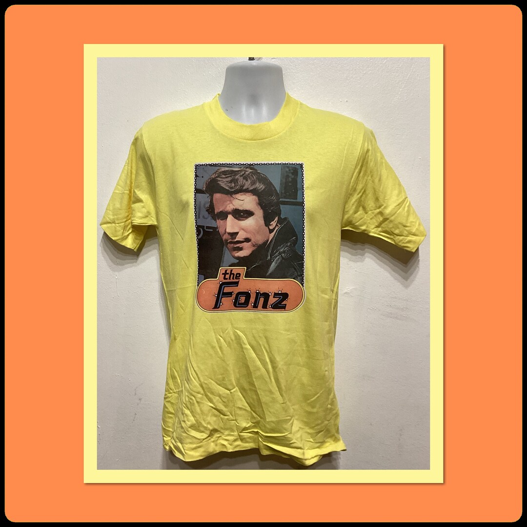 1970s Original Fonzie Decal T-shirt - Etsy