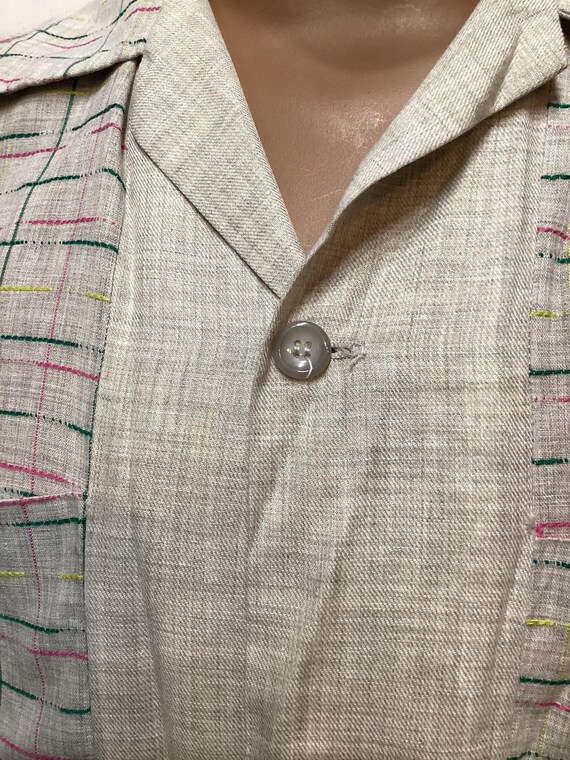 Vintage 1950's fleck panel shirt - Gem