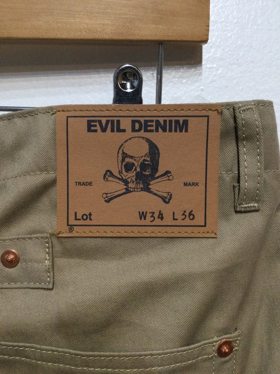 1920s vintage reproduction chinos by Evil Denim - Gem