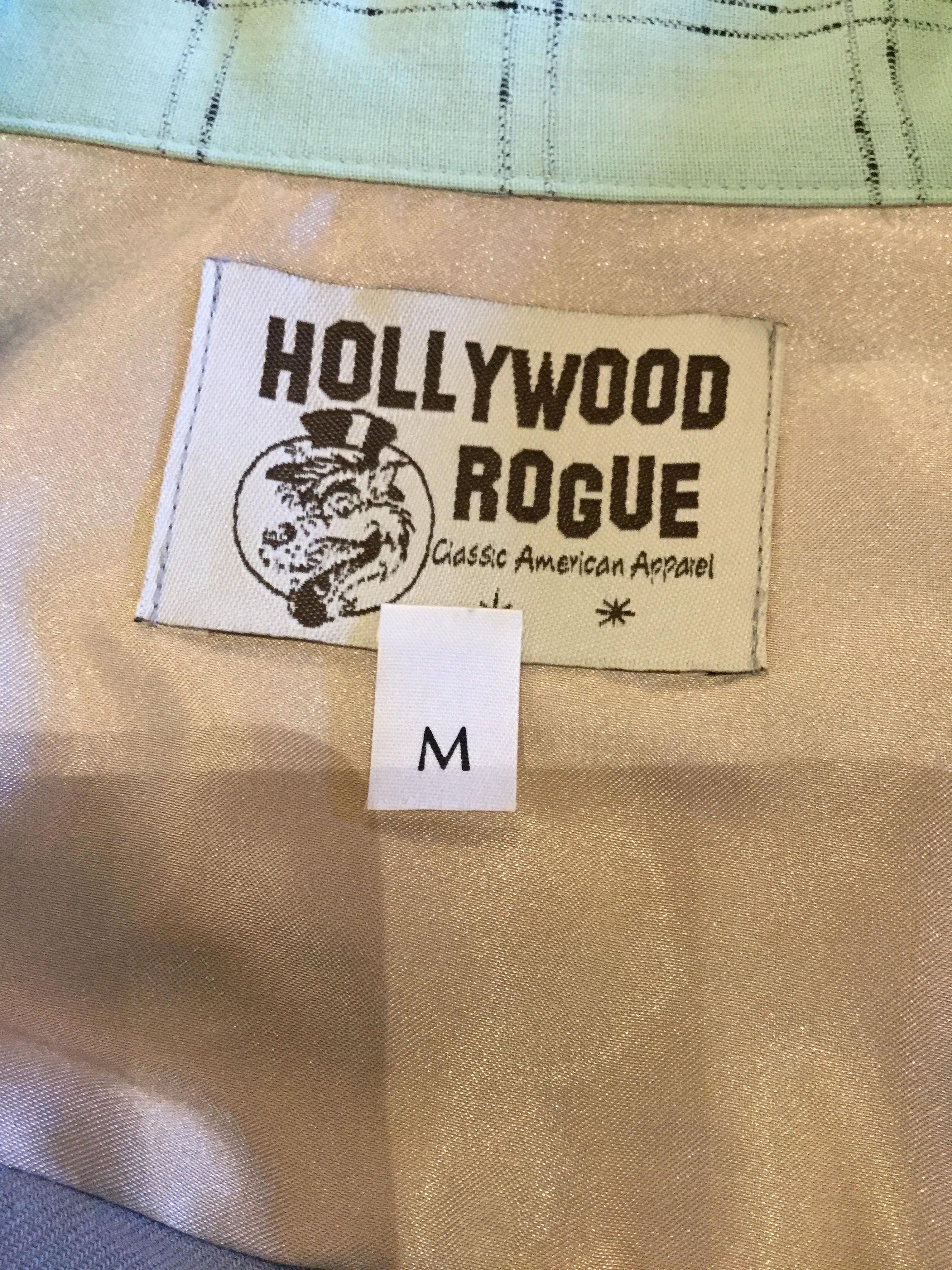 Vintage Reproduction 1950s Hollywood Rogue Mint Green and Gray | Etsy