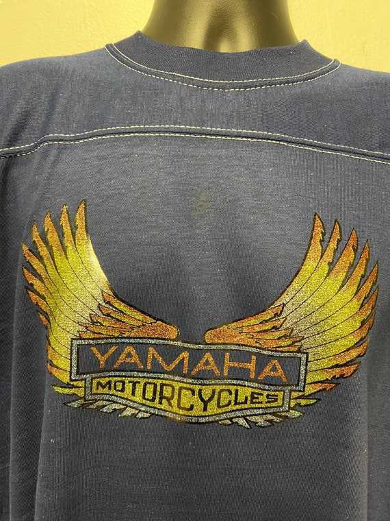 Vintage 1970’s original Yamaha motorcycles decal tee … - Gem
