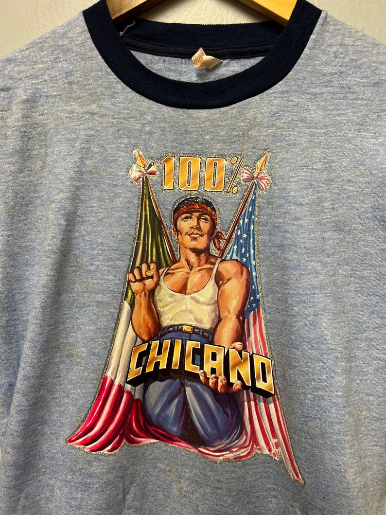 Vintage 1970’s Original Chicano Decal Tee Deadstock ! E297 - Etsy