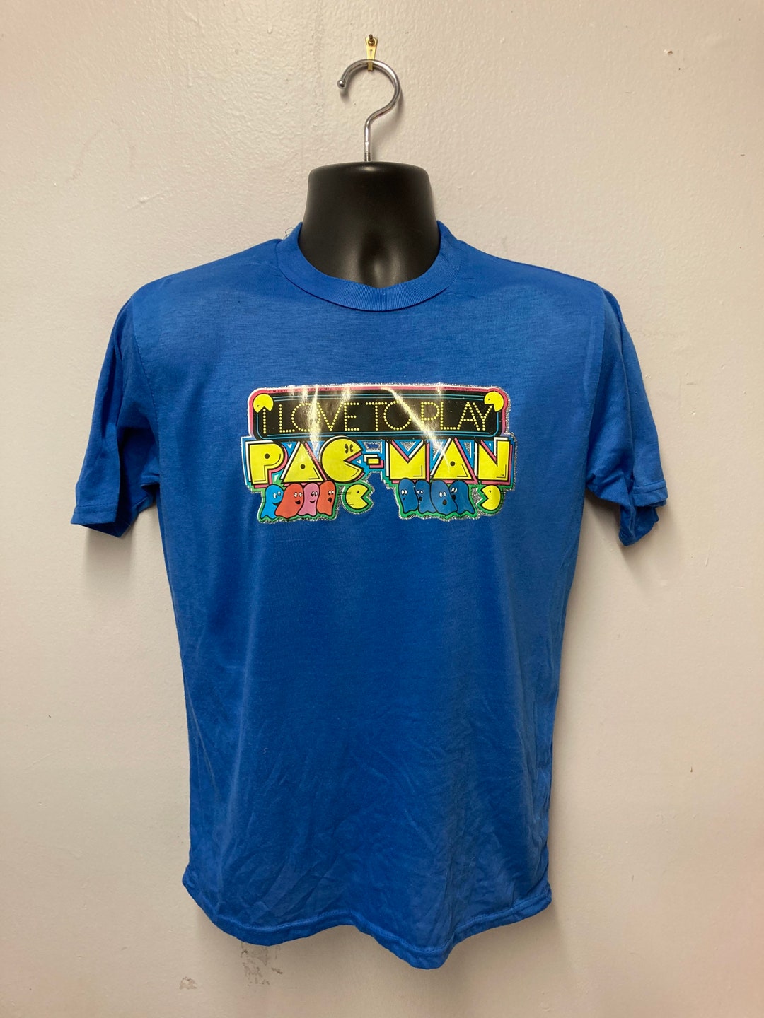 Vintage 1980’s Original Pac Man “love to Play” Tee - Etsy
