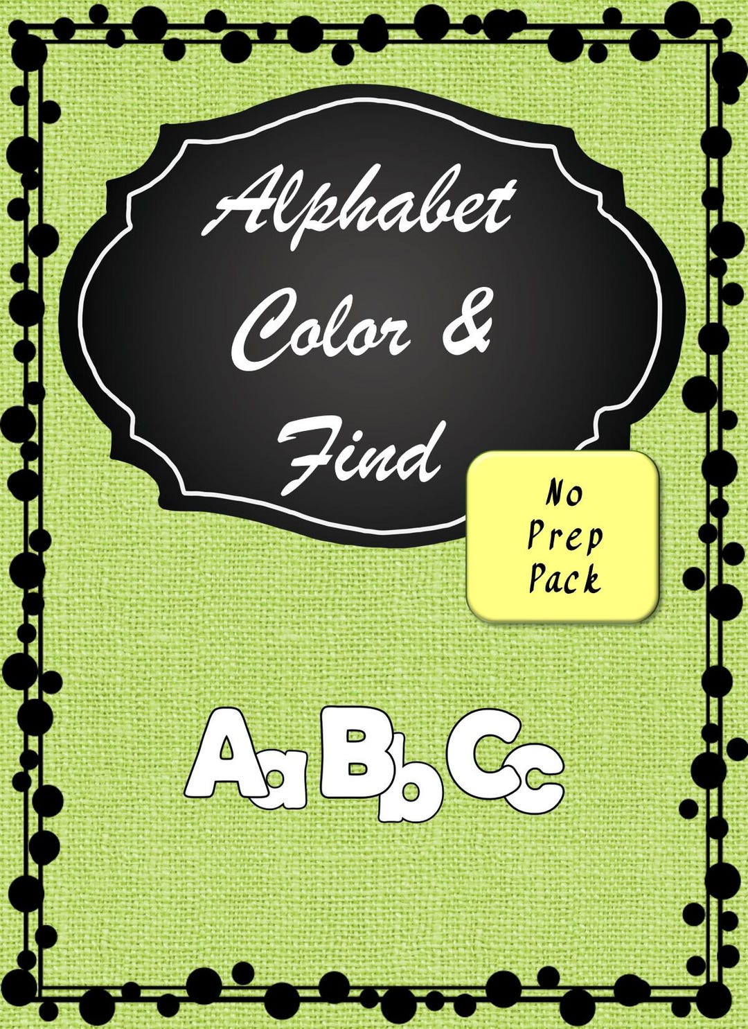 Color and Find Alphabet - No Prep Worksheets - Etsy