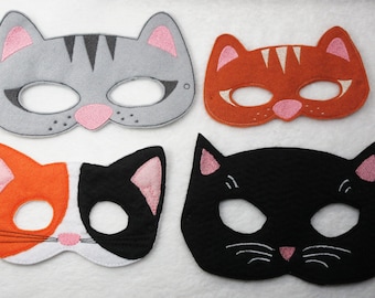 Simple Calico Cat Mask!! - Etsy