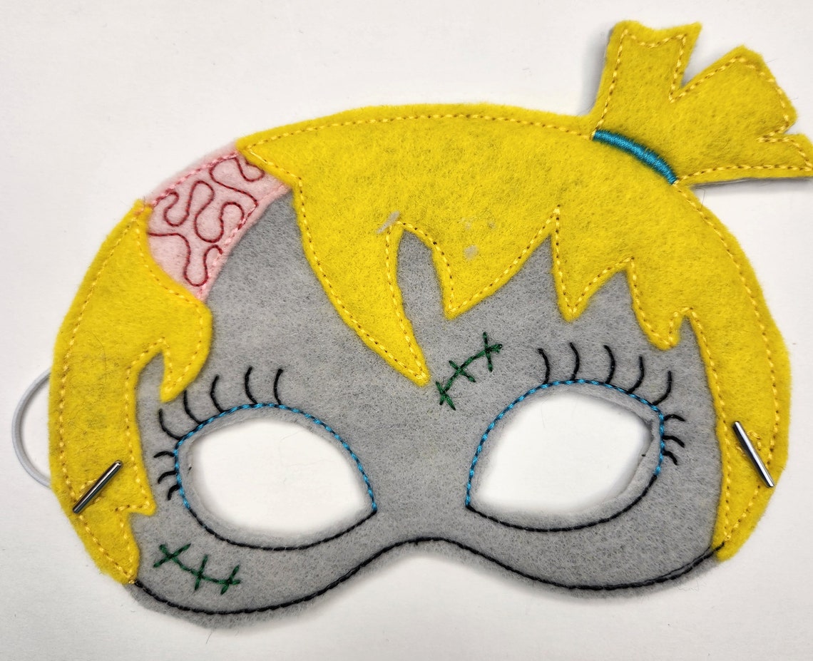 Zombie Boy or Girl Dress up Mask, Pretend Play, Costume, Cosplay, Party ...