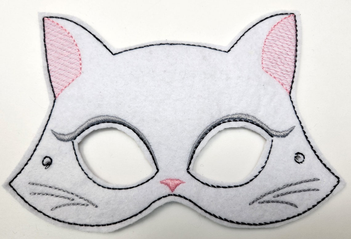 Felt Cat Mask, Dress Up, Halloween Costume, Pretend Play - Etsy