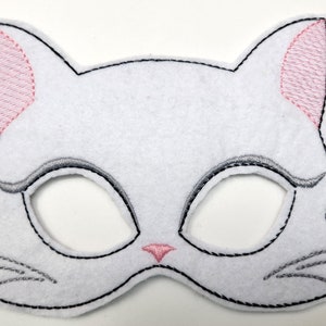 Cat Masks Black Cat, White Cat, Tabby or Calico Dress up Mask, Pretend ...