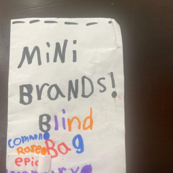 Printable Blind Bag - Etsy