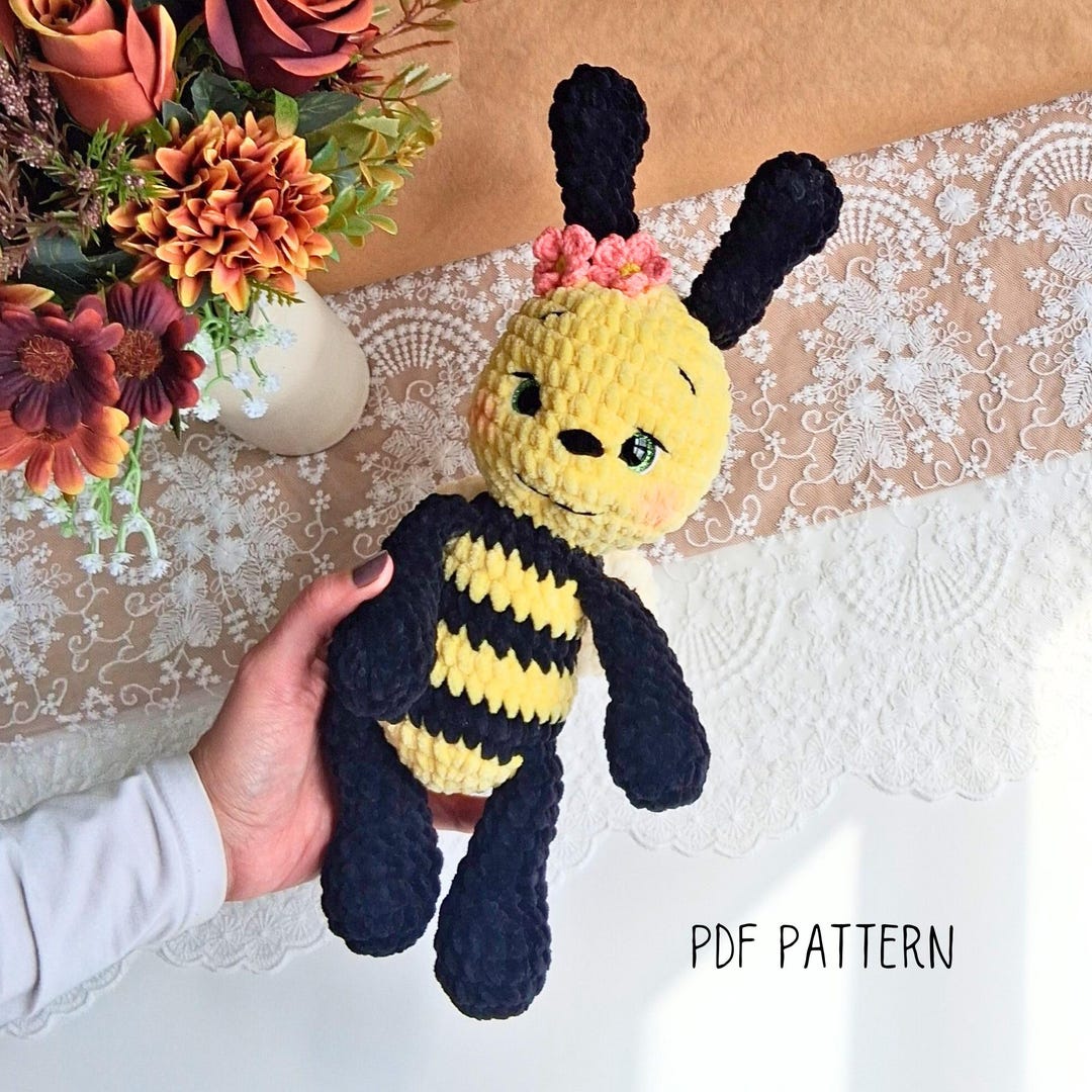 Patron de abeja crochet, amigurumi, Bee Amigurumi Crochet Pattern ...