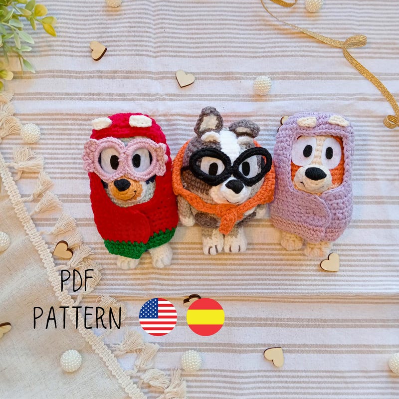 Bluey Stuff Characters - Etsy