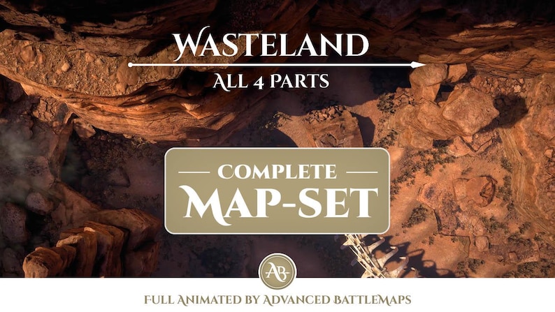 Animated Battlemap | Wasteland - Complete Map-set - Dungeon and Dragons ...