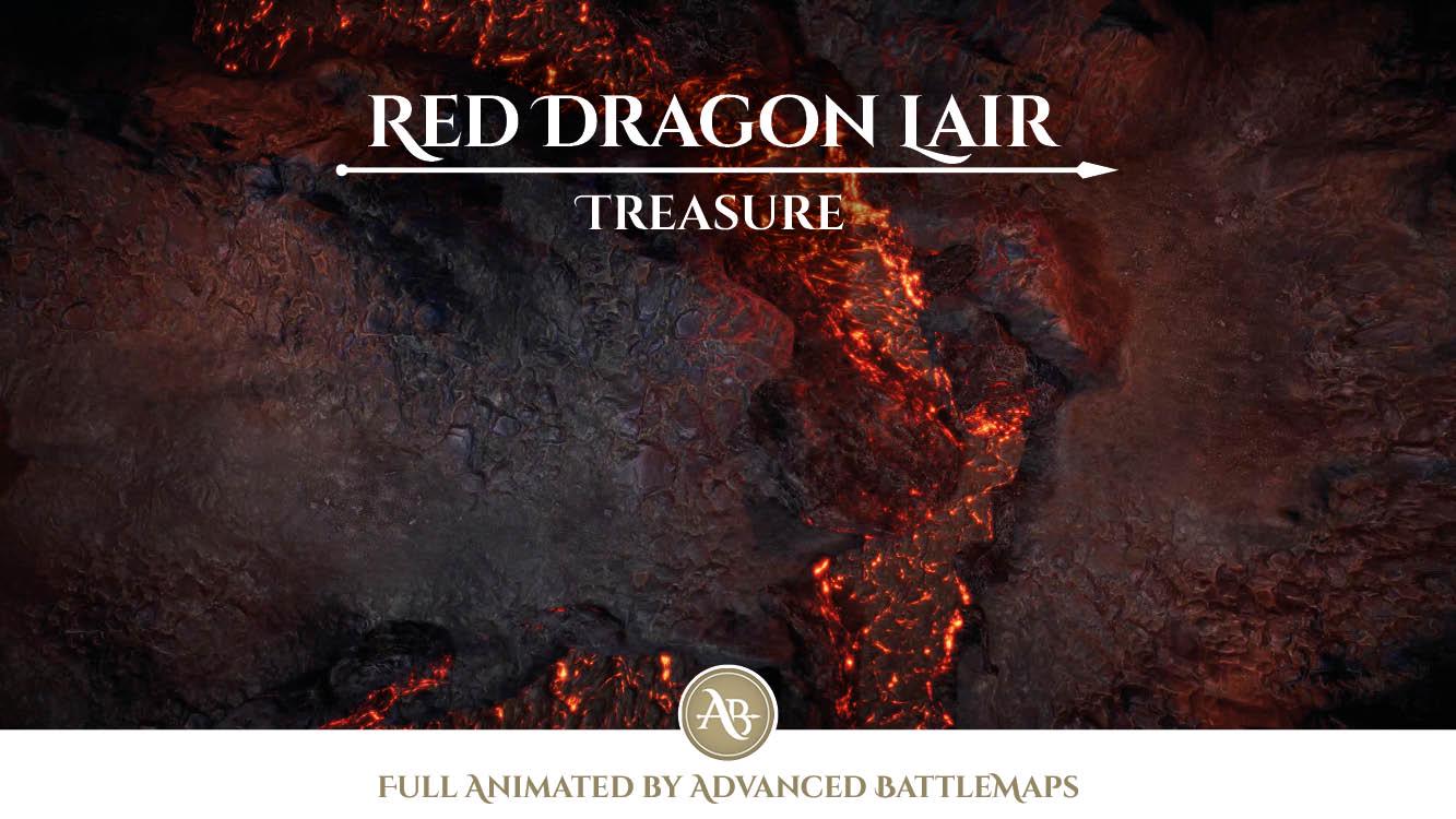Animated Battlemap | Red Dragon Lair - Complete Map-set - Dungeon and ...