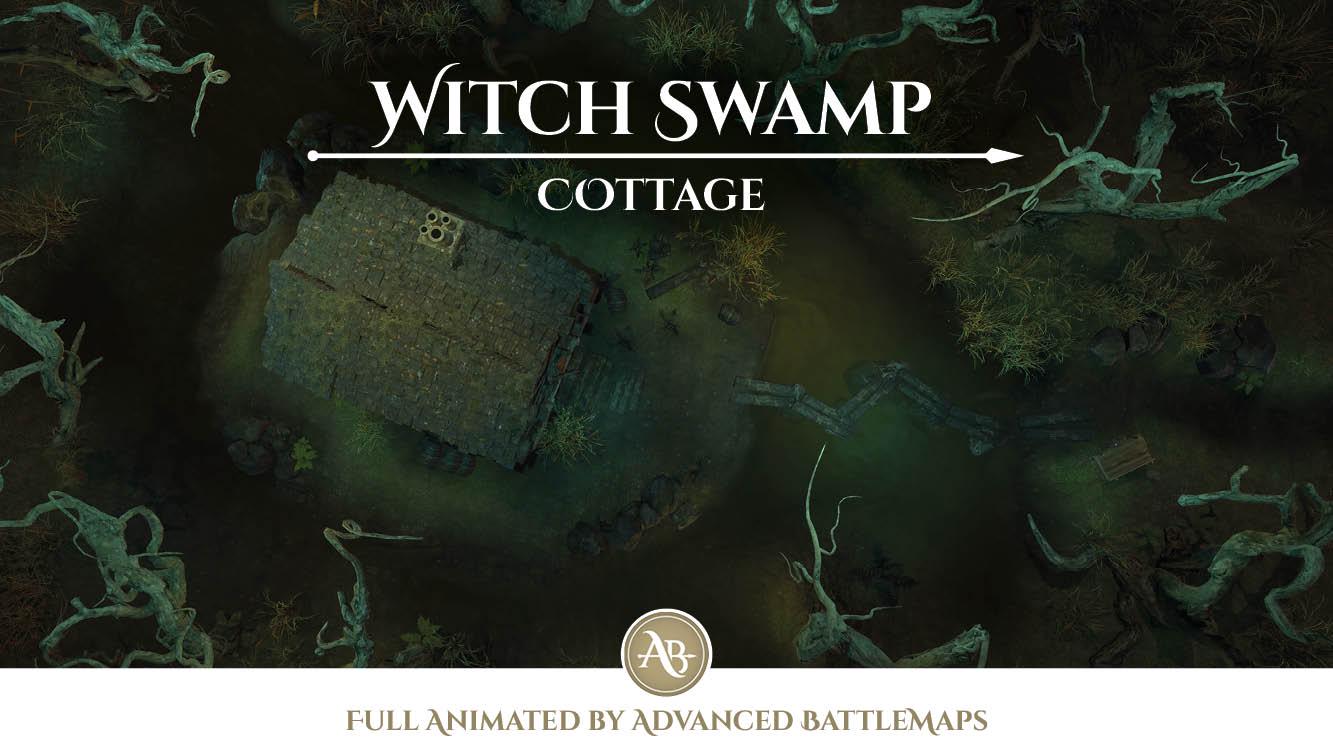 Animated Battlemap Witch Swamp Complete Map-set Dungeon and Dragons - Etsy