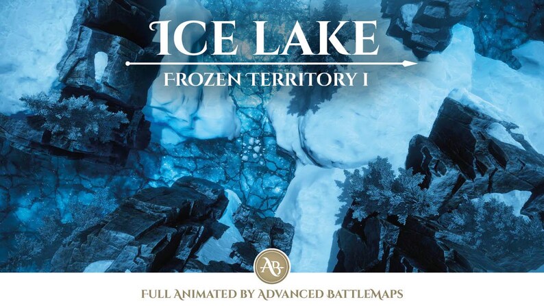 Animated Battlemap | Ice Lake - Complete Map-set - Dungeon and Dragons ...