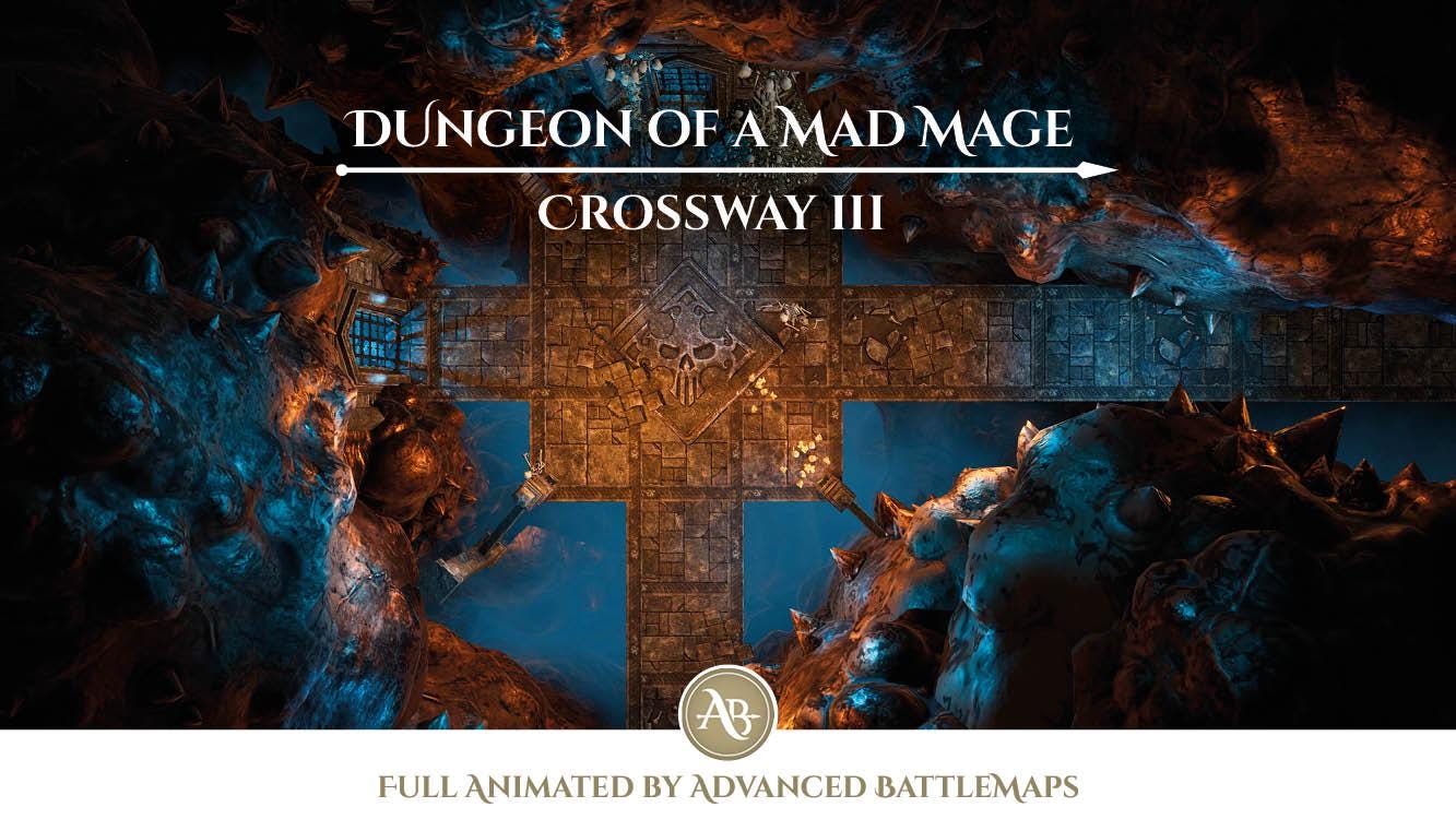Animated Battlemap | Dungeon of A Mad Mage - Part 7/9 Crossway III ...