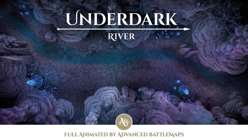 Animated Battlemap Underdark Complete Map-set Dungeon and Dragons - Etsy