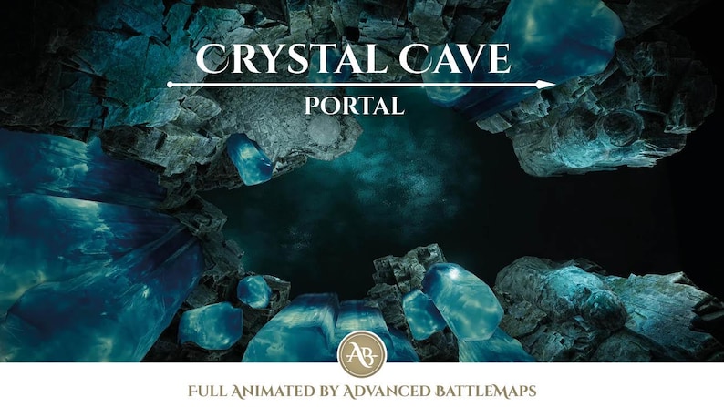 Animated Battlemap | Crystal Cave - Complete Map-set - Dungeon and ...