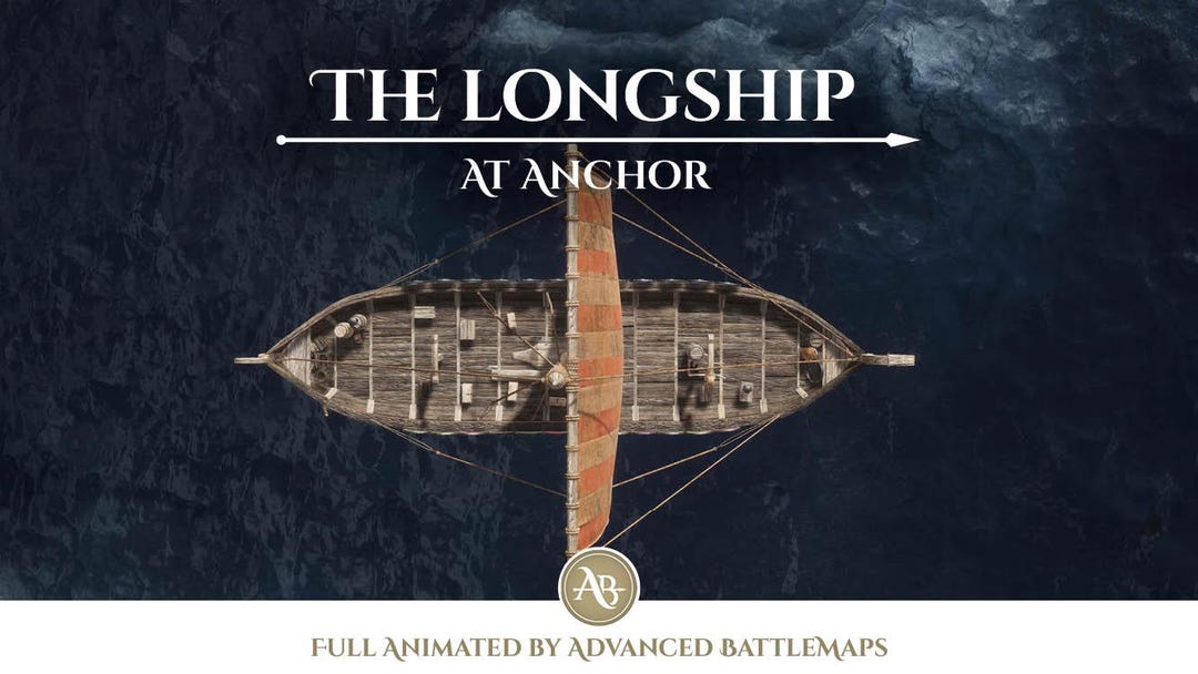 Animated Battlemap | the Longship - Part 3/6 at Anchor - Dungeon and ...