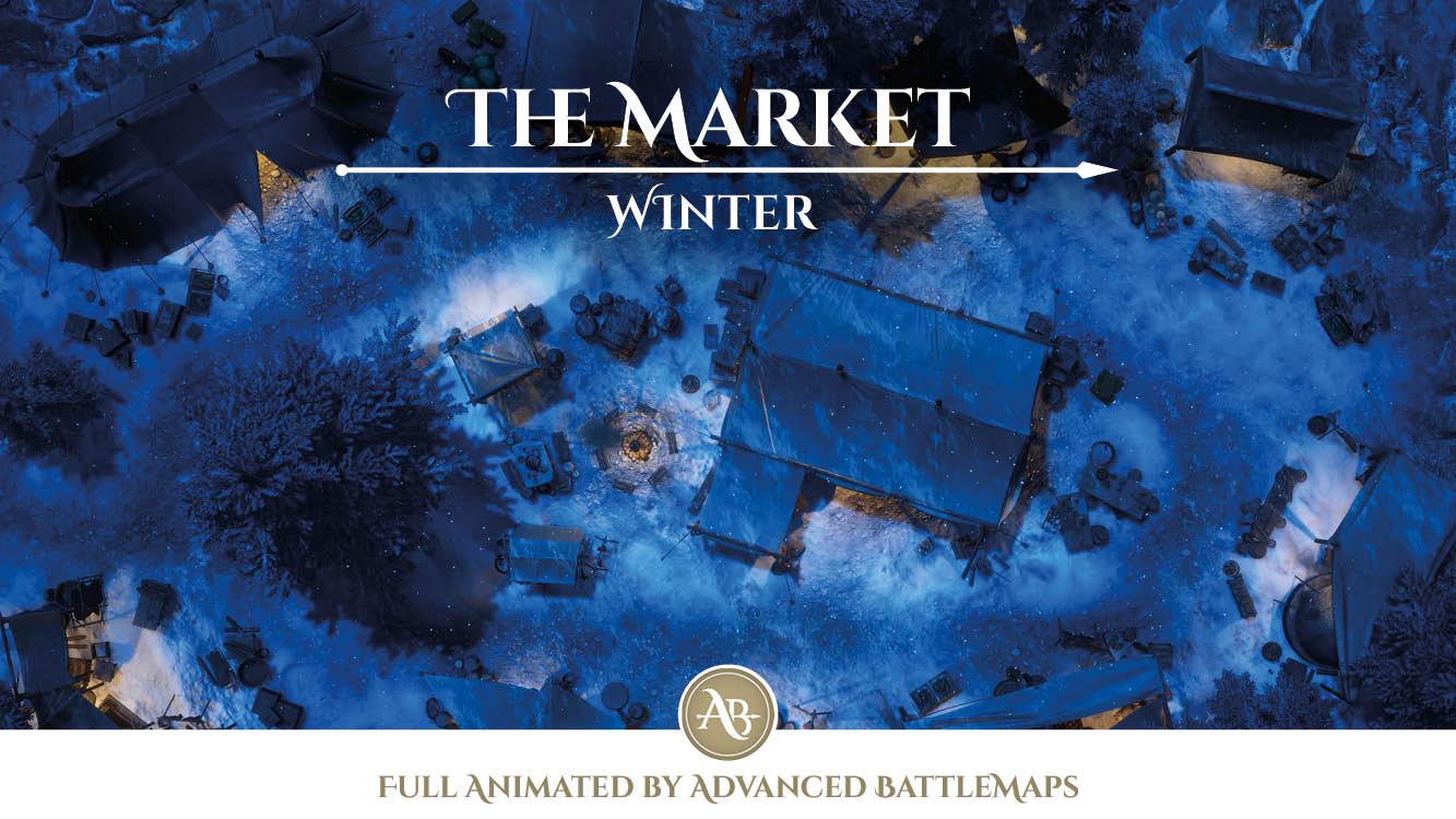 Animated Battlemap the Market Complete Map-set Dungeon and Dragons - Etsy