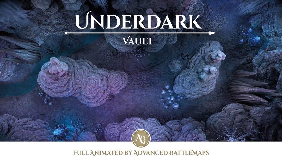 Animated Battlemap | Underdark - Part 2/3 Vault - Dungeon and Dragons ...