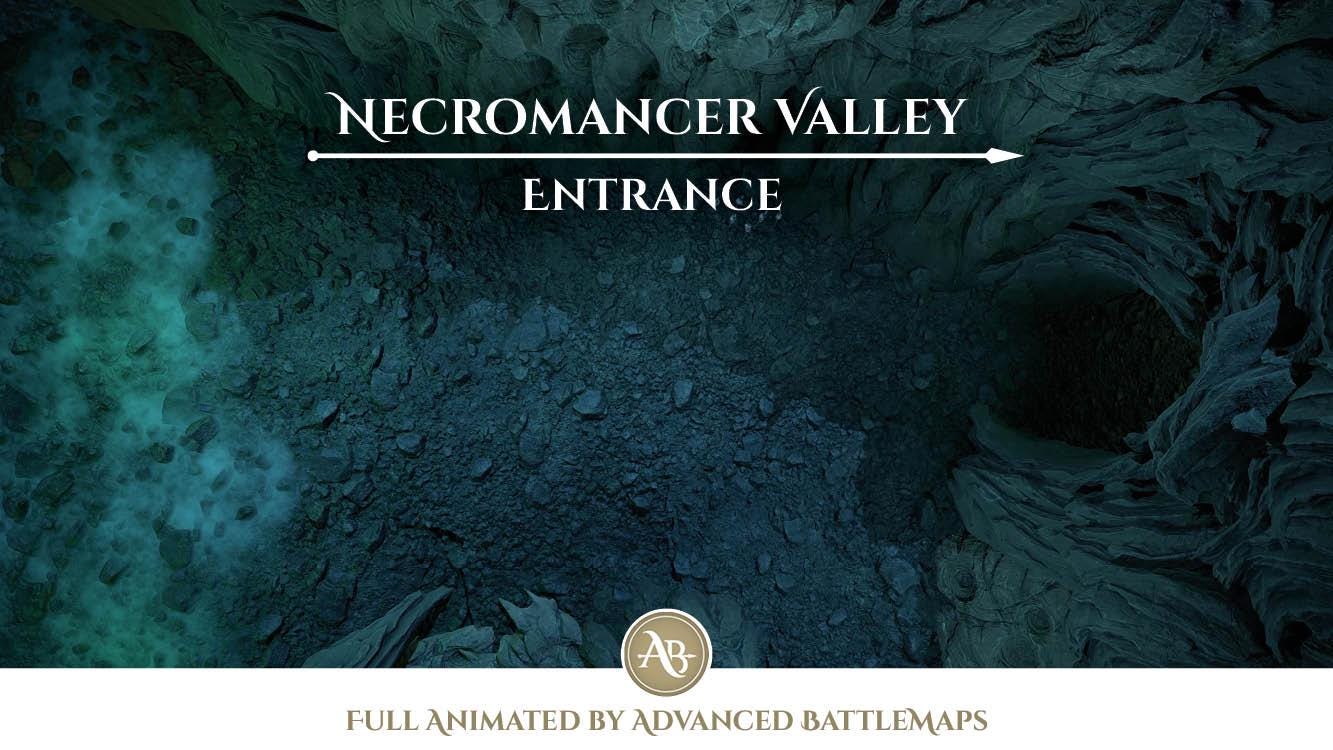 Animated Battlemap | Necromancer Valley - Complete Map-set - Dungeon ...