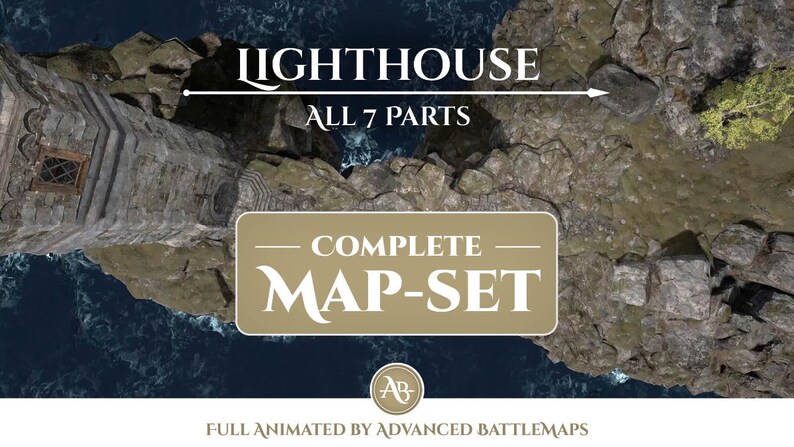 Animated Battlemap | Lighthouse - Complete Map-set - Dungeon and ...