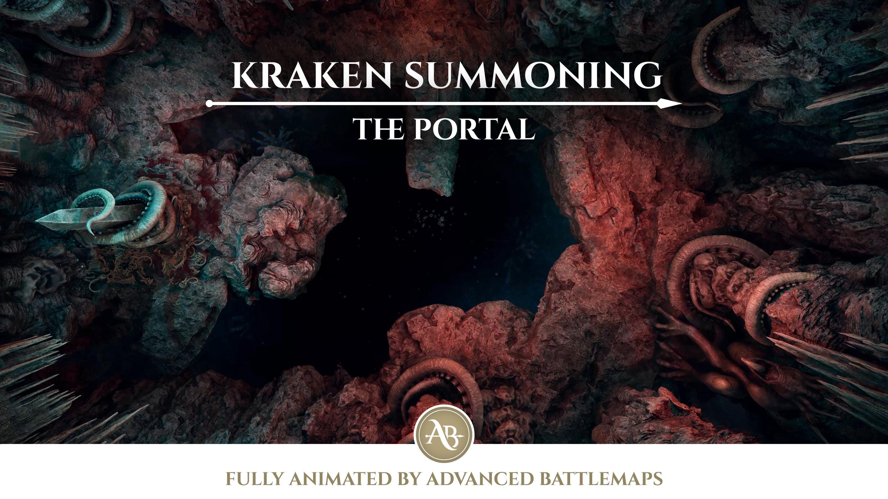 Animated Battlemap | Kraken Summoning - Complete Map-set - Dungeon and ...